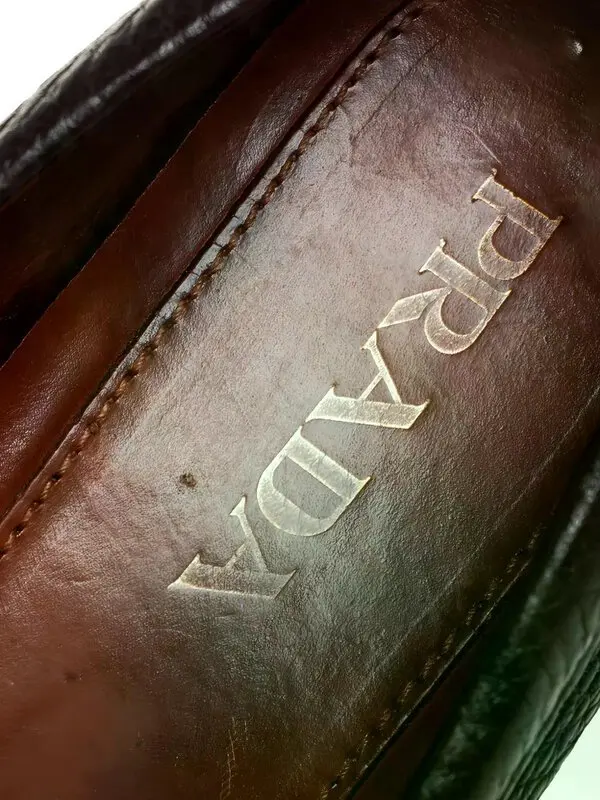 Prada Logo-lettering Loafers