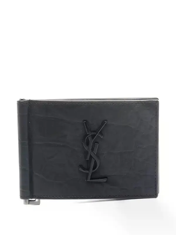 Saint Laurent Monogram Bi-fold Wallet - Black