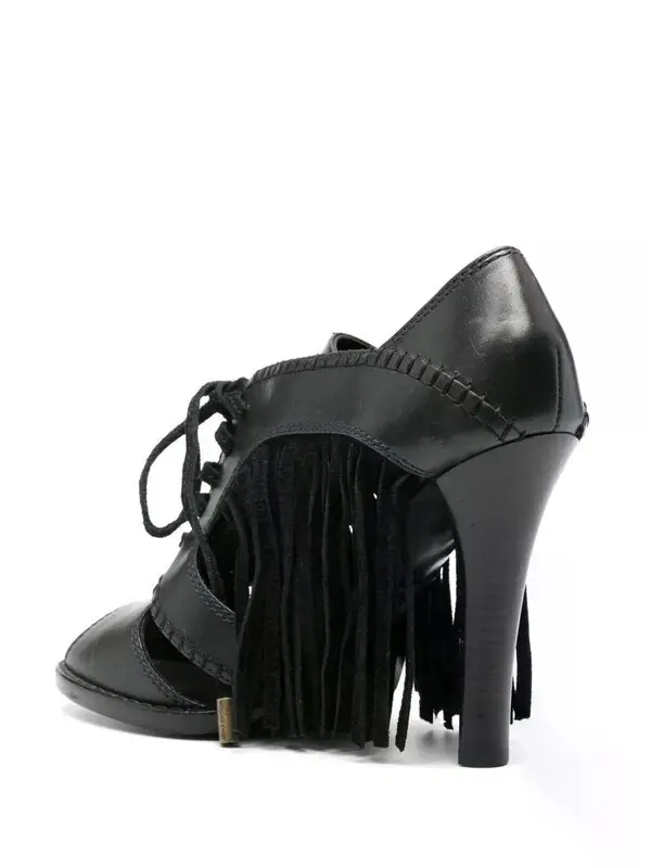 LOUIS VUITTON 2010 105mm Lace-up Pumps