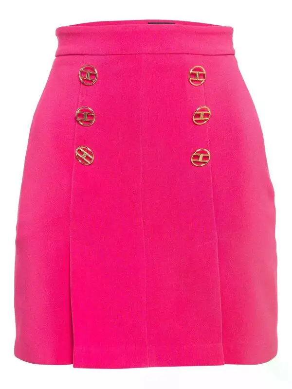 Elisabetta Franchi Decorative-button Mini Skirt