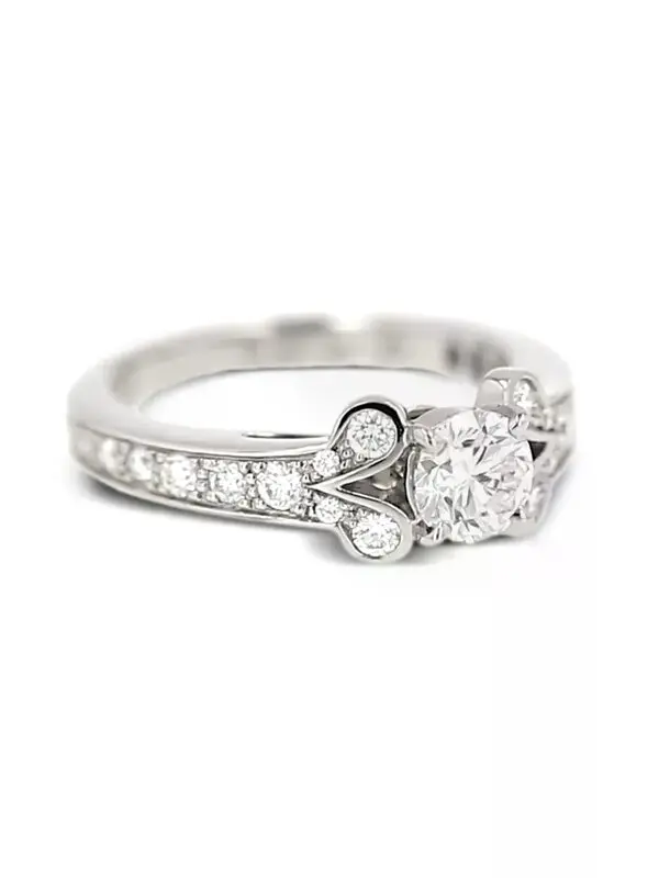 CARTIER 2020s Platinum Ballerine Diamond Ring