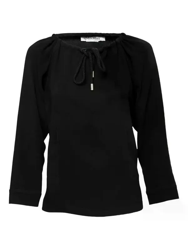 Max Mara Drawstring Neck T-shirt