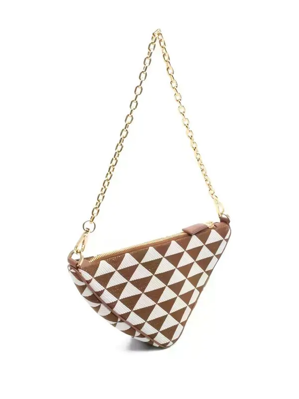 Prada 2010s Symbole Triangle Shoulder Bag