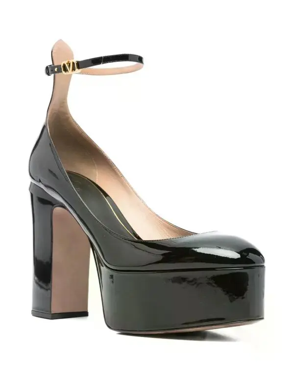 Valentino Garavani 120mm Platform Ankle-strap Pumps - Black