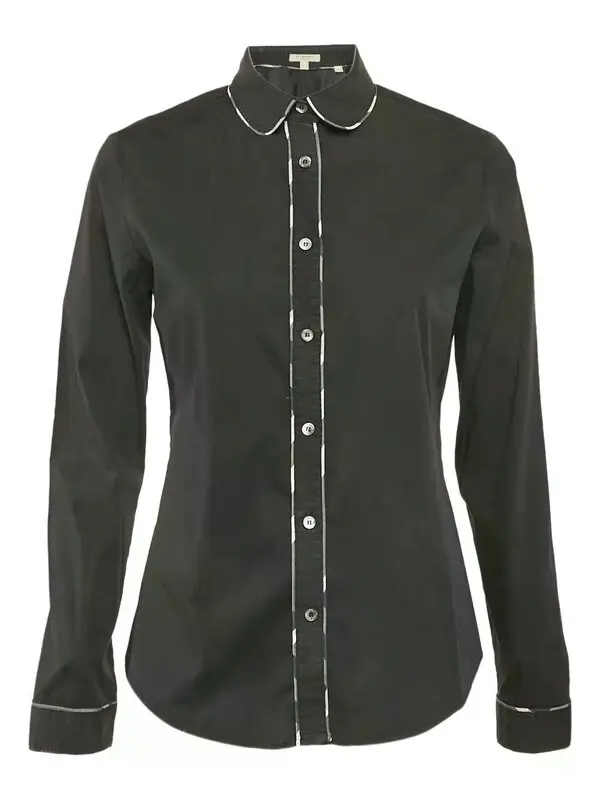 Burberry Contrast-trim Cotton Shirt