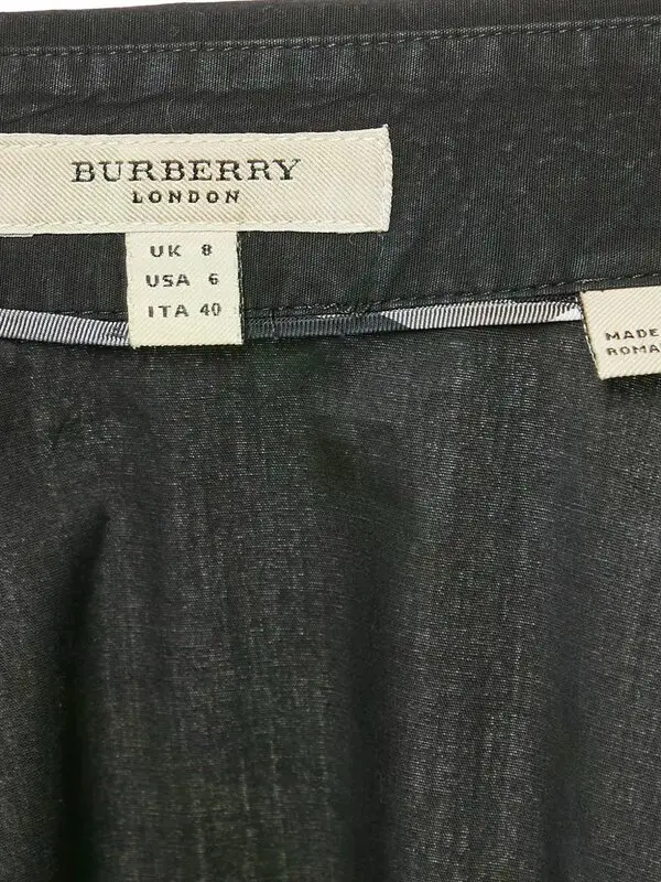 Burberry Contrast-trim Cotton Shirt