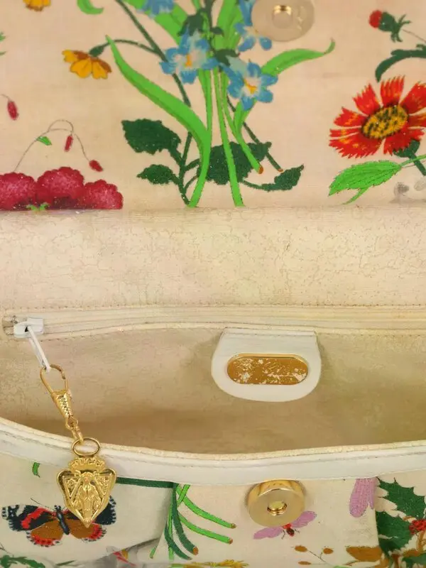 Gucci Flora Flap Clutch Bag