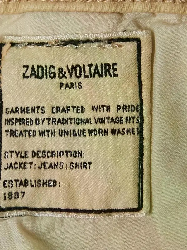 Zadig&Voltaire Tie-dye Denim Trousers