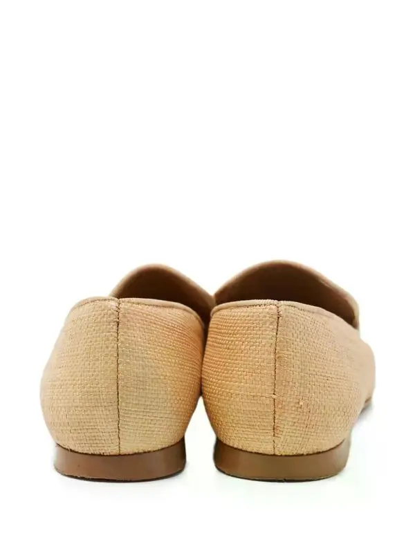 Stella McCartney Raffia Embellished Slippers