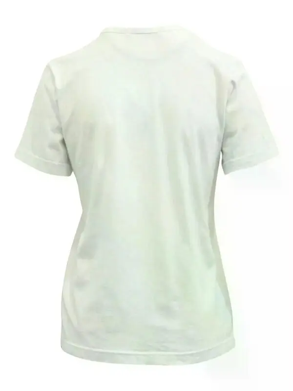 Comme Des Garçons Ruffle-detail Cotton T-shirt