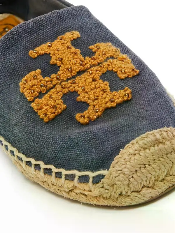 Tory Burch Embroidered Espadrilles