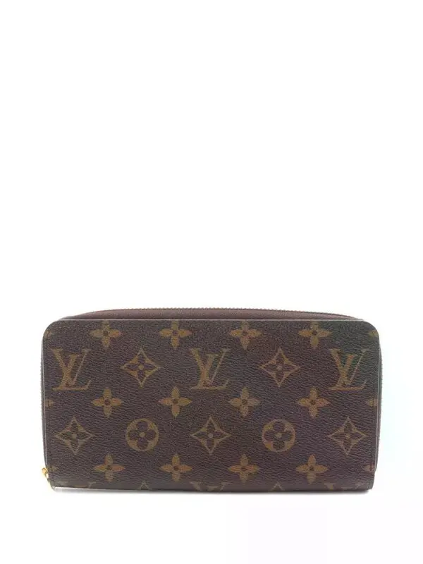 LOUIS VUITTON 2017 Monogram Zipper Wallet - Brown