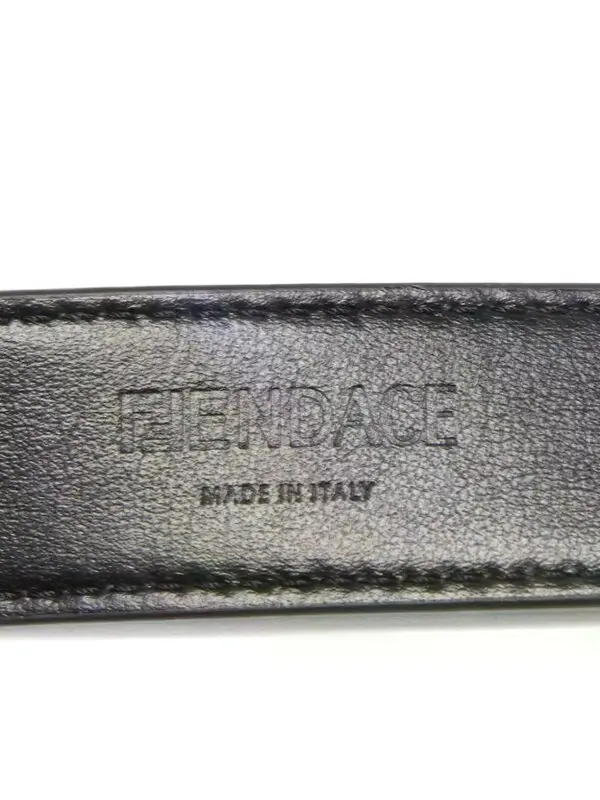 Fendi Fendace Logo Leather Belt
