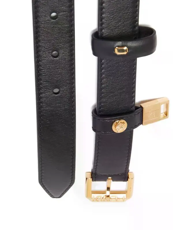 Fendi Fendace Logo Leather Belt