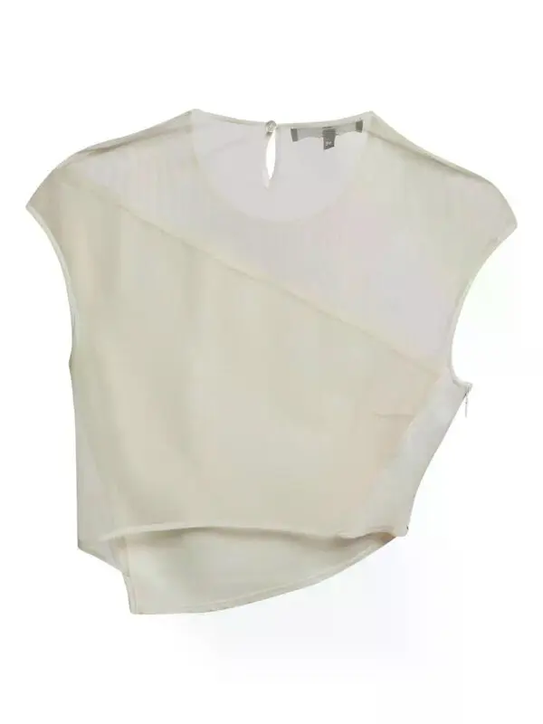 Elisabetta Franchi Paneled Crop Top