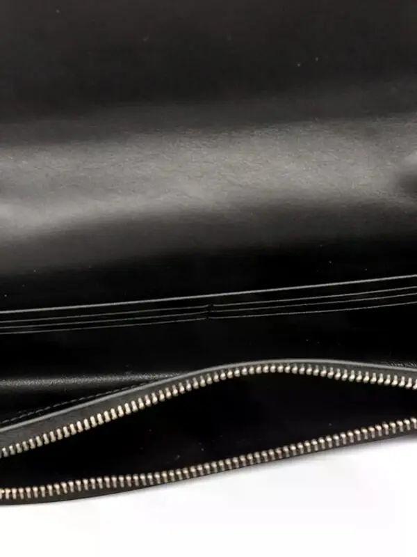 Saint Laurent 2016 Calfskin Cloud Star Applique Classic Monogram Kate Tassel Wallet On Chain - Black