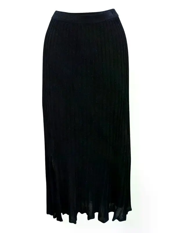 Sandro Pleated Midi Skirt