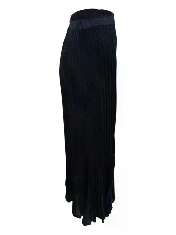 Sandro Pleated Midi Skirt