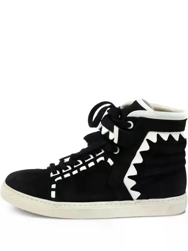 SOPHIA WEBSTER Contrast-stitching High-top Sneakers
