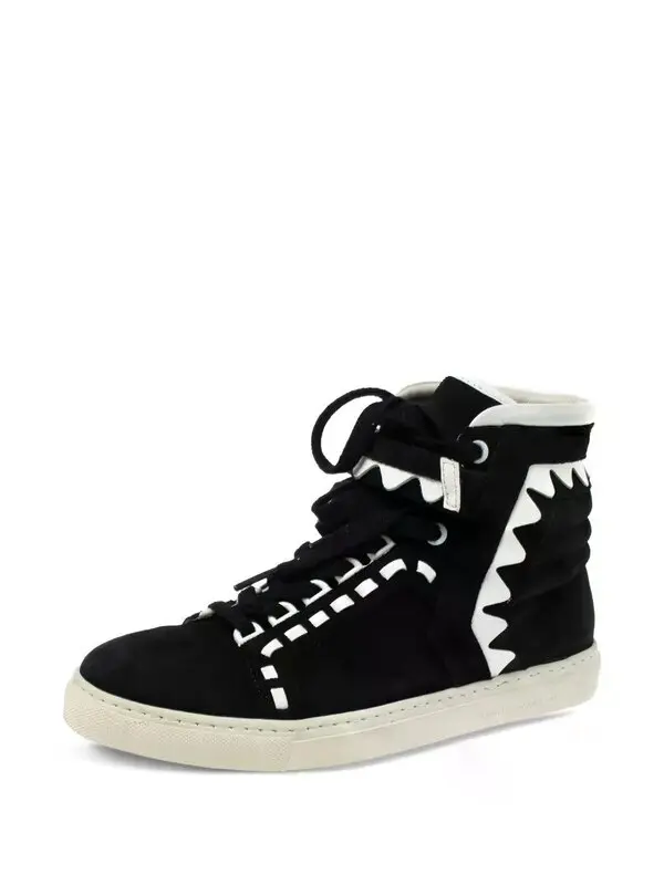 SOPHIA WEBSTER Contrast-stitching High-top Sneakers