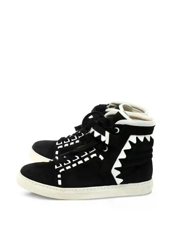 SOPHIA WEBSTER Contrast-stitching High-top Sneakers