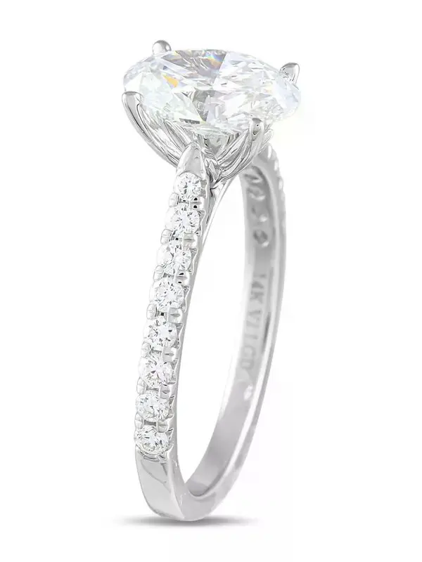LB EXCLUSIVE 14k White Gold Diamond Ring