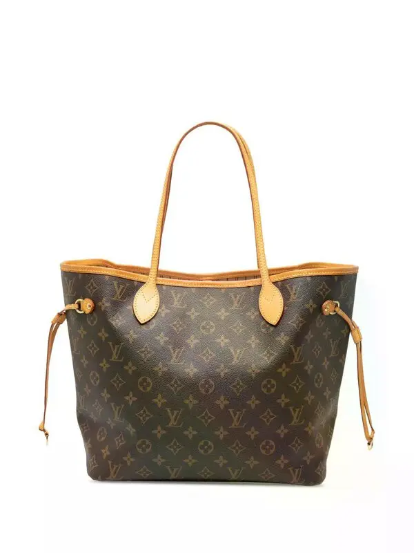 LOUIS VUITTON 2008 Monogram Neverfull Mm Tote Bag - Brown
