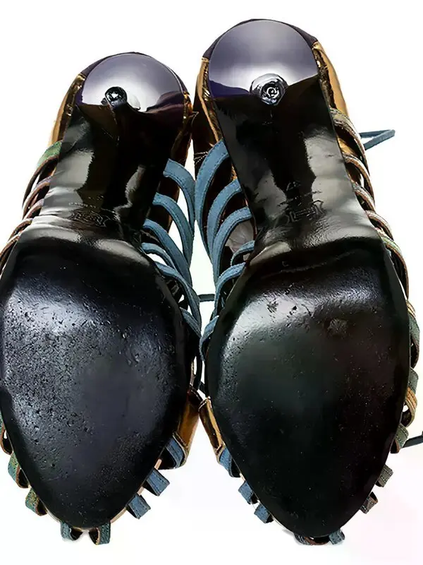 Pierre Hardy 120mm Cut-out Lace-up Boots