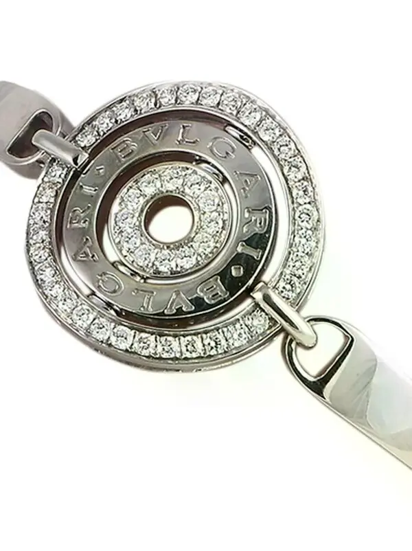 BVLGARI 18kt White Gold Astrale Diamond Bracelet - Silver