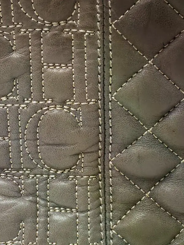 Carolina Herrera Monogram Quilted Leather Shoulder Bag - Neutrals