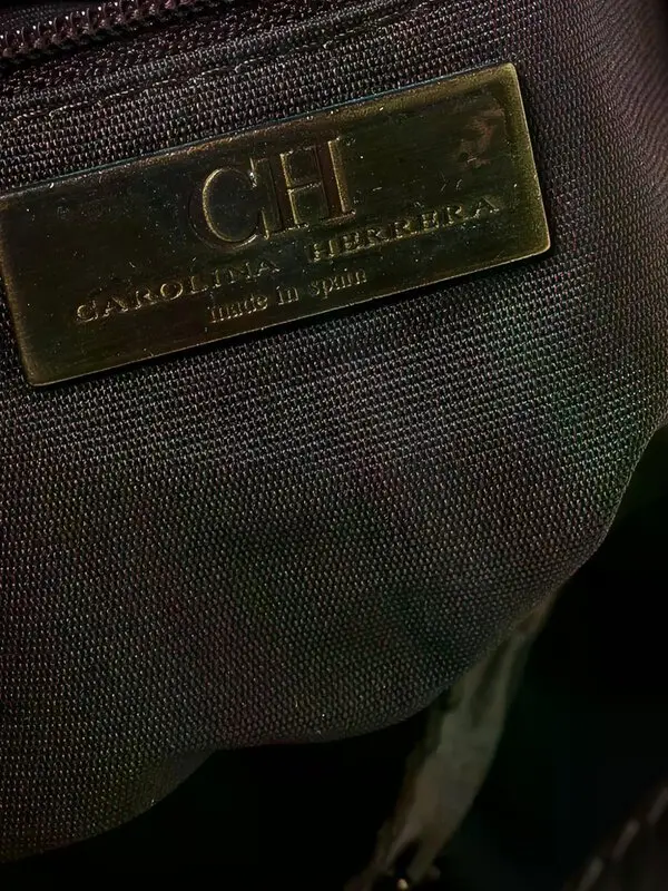 Carolina Herrera Monogram Quilted Leather Shoulder Bag - Neutrals