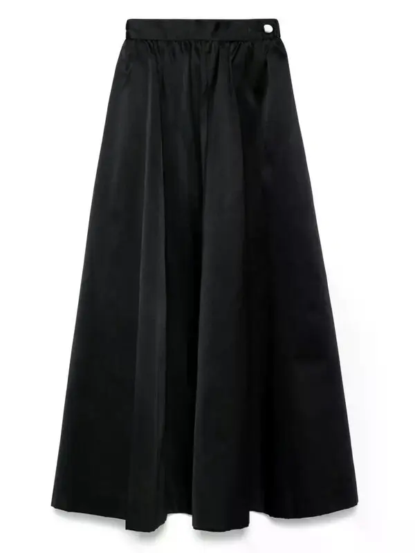 Saint Laurent 1970s Satin Maxi Skirt