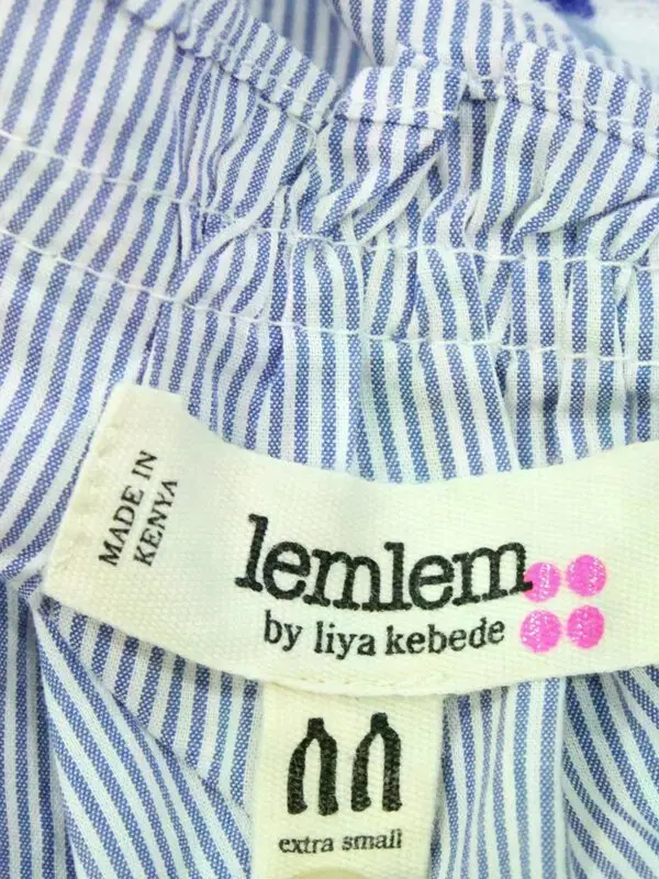 LEMLEM Striped Embroidered Blouse