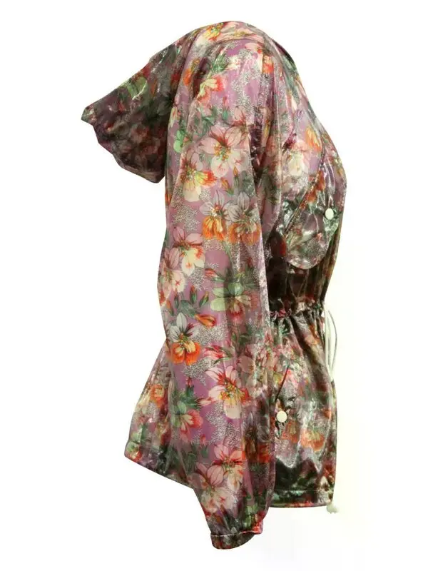 ISABEL MARANT VINTAGE Olaz Floral Print Drawstring Hooded Jacket