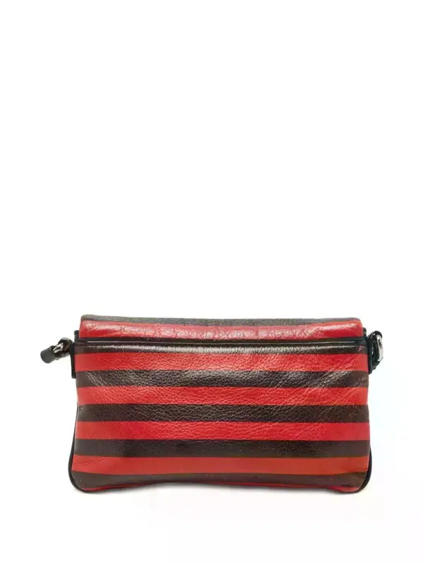 Marc Jacobs Striped Leather Cross Body Bag