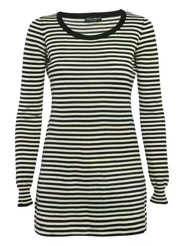 Dolce & Gabbana Striped Wool Top