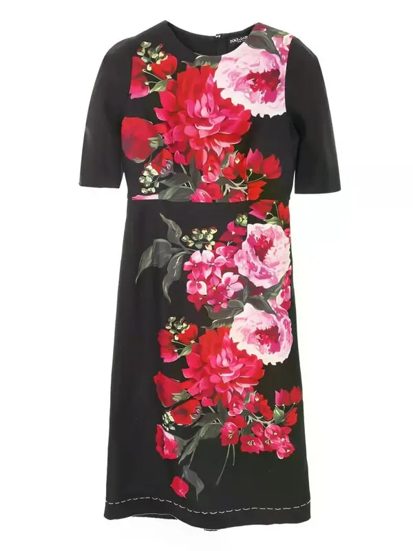 Dolce & Gabbana 2000s Floral Pattern Dress