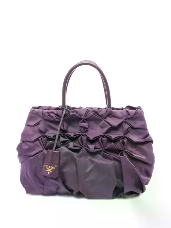 Prada 2000s Ruffled Handbag