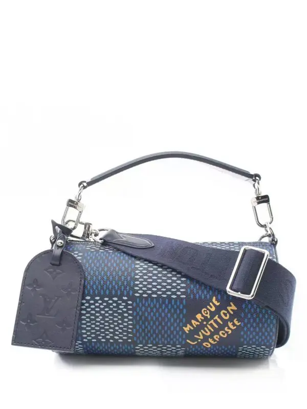 LOUIS VUITTON 2021 Damier Heritage Handbag - Blue