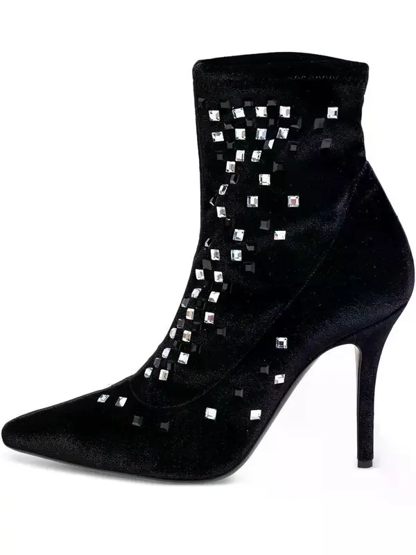GIUSEPPE ZANOTTI 100mm Crystal-embellished Ankle Boots