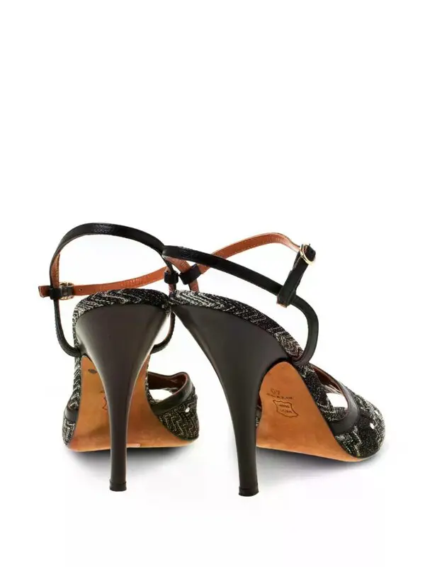 Missoni 125mm Embellished Zigzag Pattern Sandals