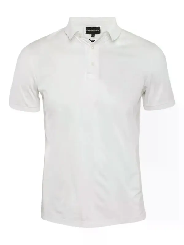 Emporio Armani Cotton Polo Shirt - White