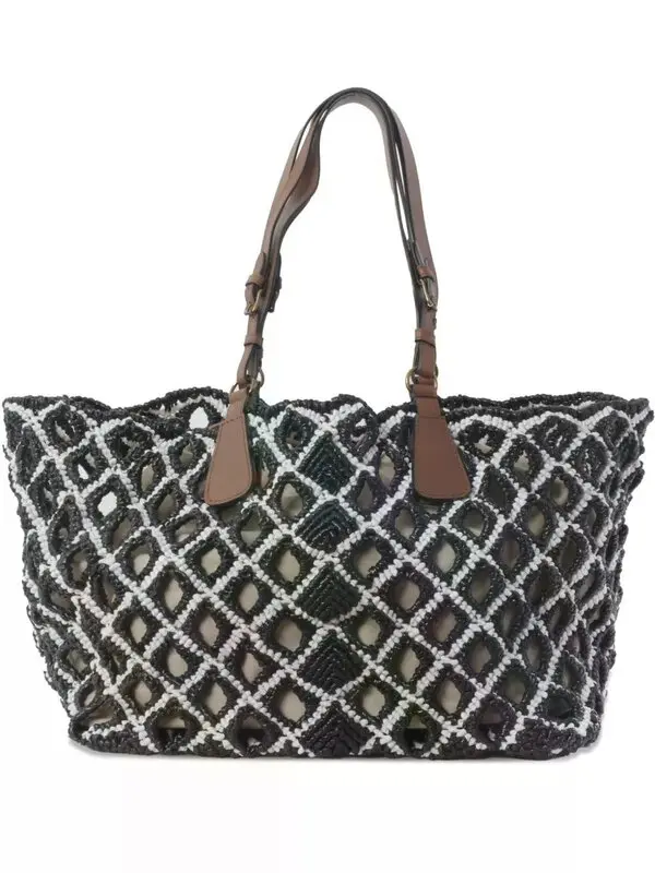Marni Maxi Woven Tote Bag