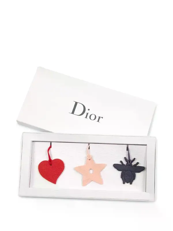 Dior 2000s Leather Charms Set Of Three