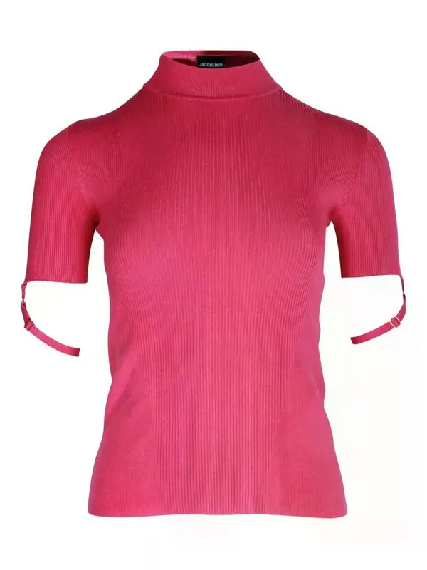 Jacquemus Ribbed High-neck Top