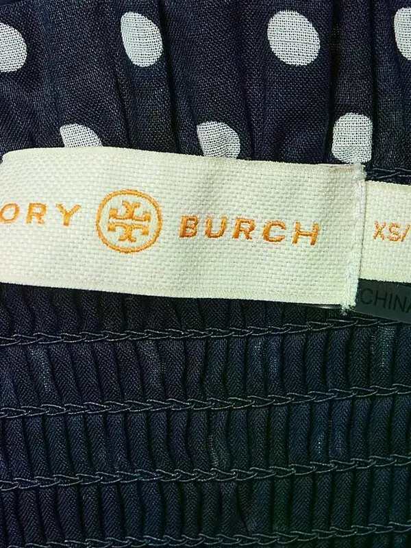 Tory Burch Tiered Polka-dot Midi Dress