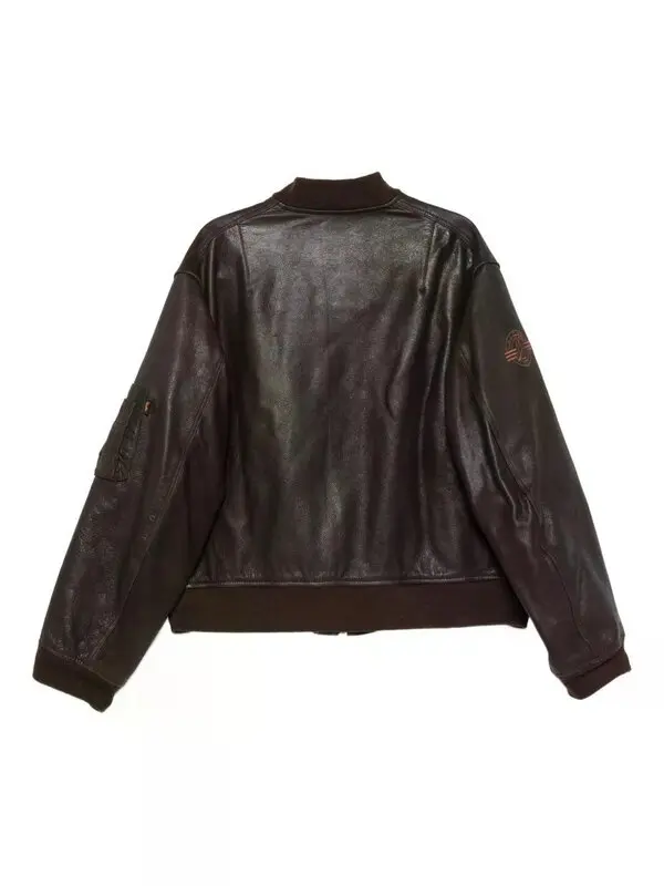 A.N.G.E.L.O. VINTAGE CULT 1990s Zip-up Leather Jacket
