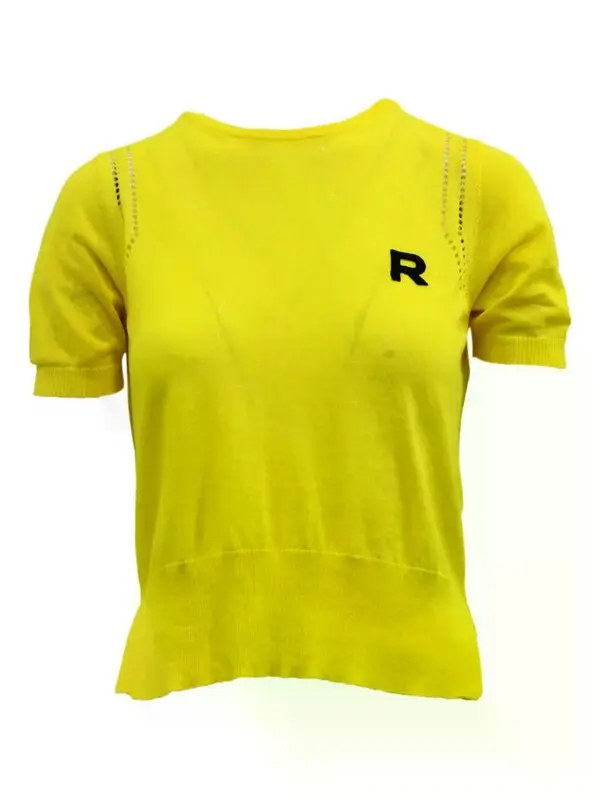 Rochas Knitted Logo-patch Top