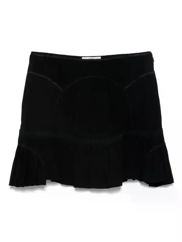 Prada 2000s Flared Mini Skirt