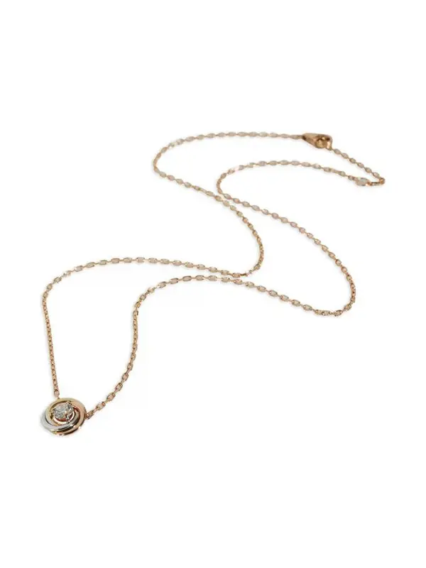 CARTIER 18k Diamond Pendant Necklace - Gold
